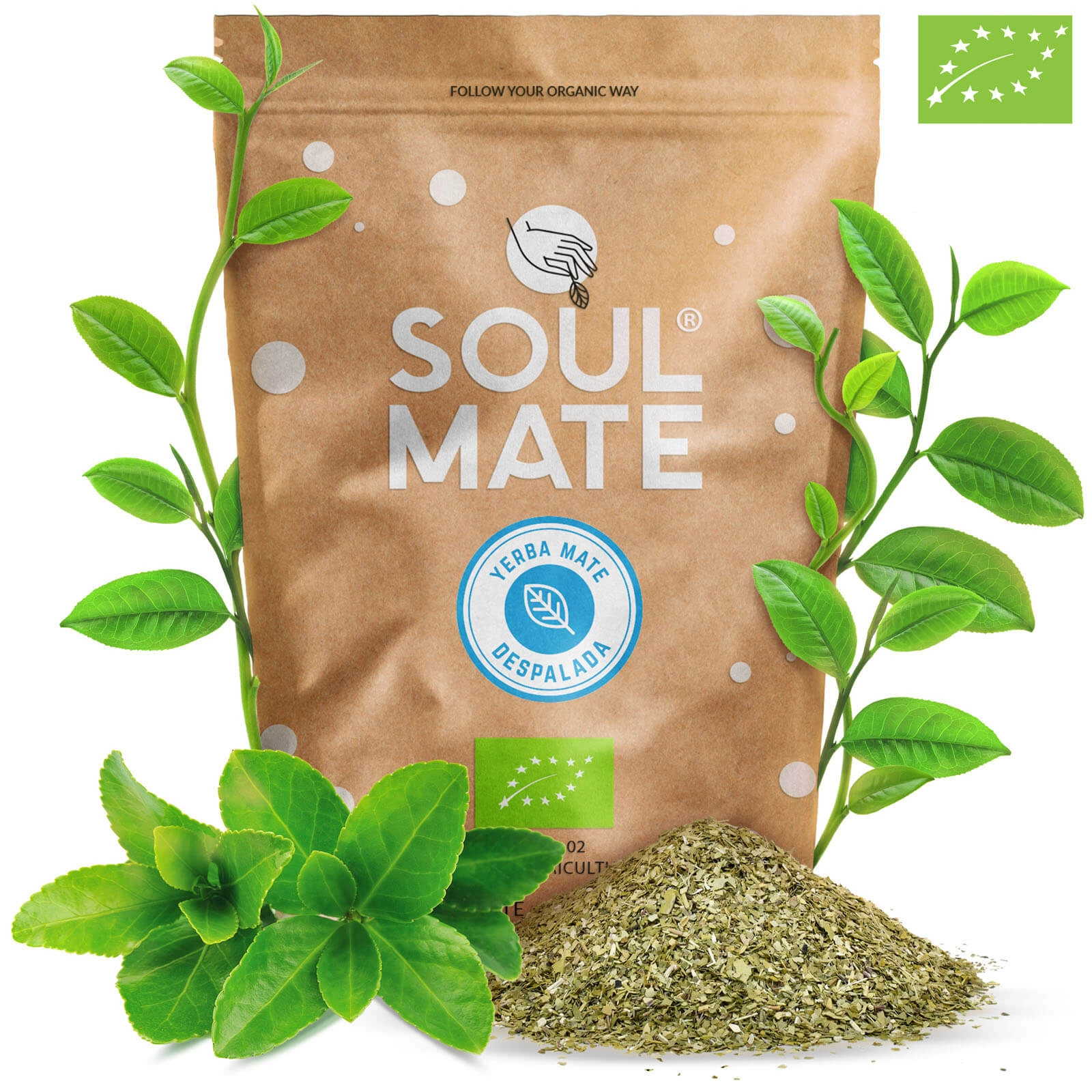 Soul Mate Orgánica Despalada 0,5 kg (biologique) 500g \ Sin Humo ...